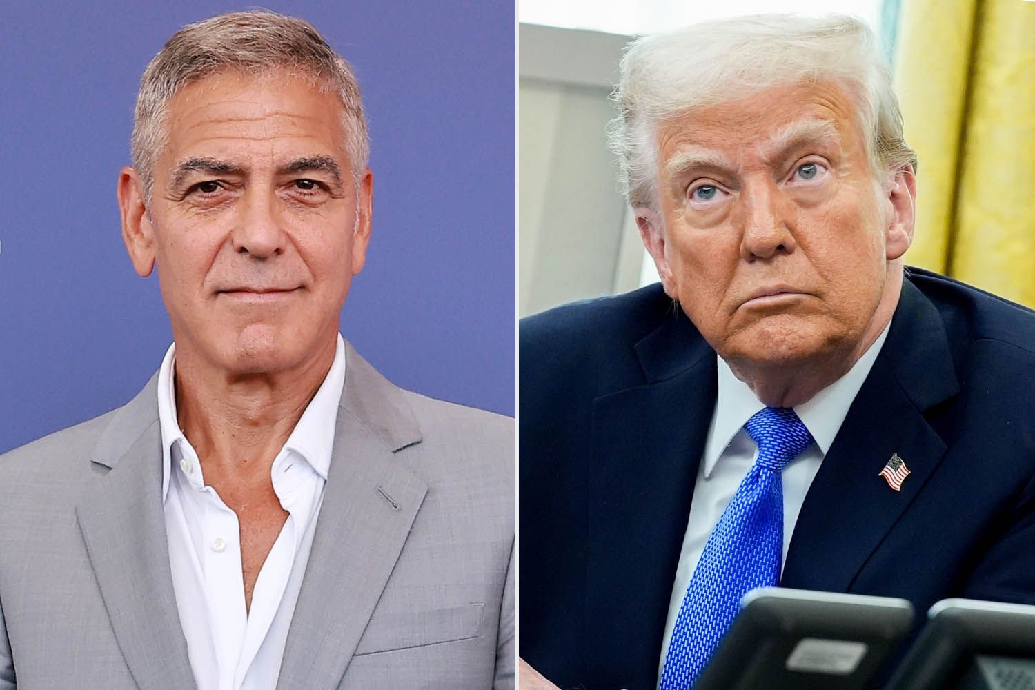 George Clooney says he used to pal around with 'goofball' Trump