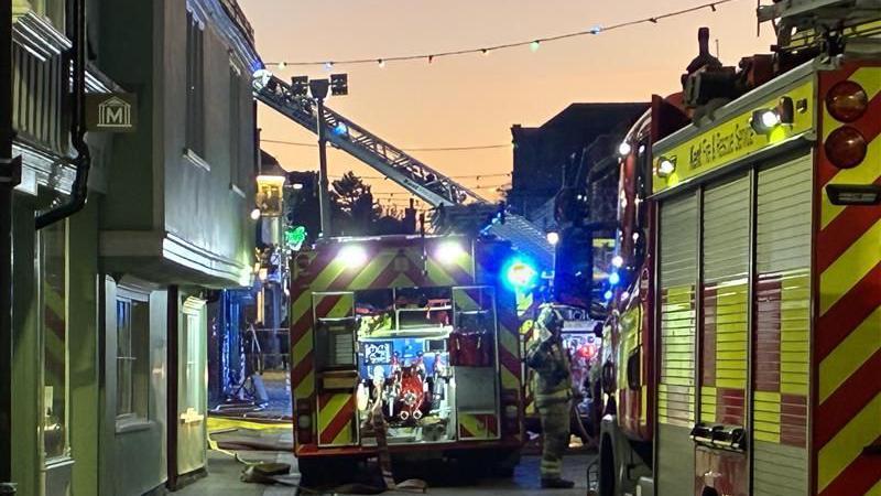 Residents given smoke warning after community hub fire