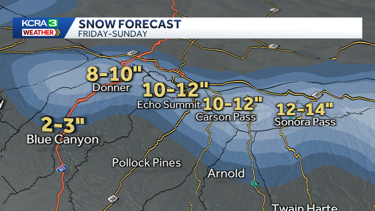 Northern California forecast: Rain and snow through the weekend after ...
