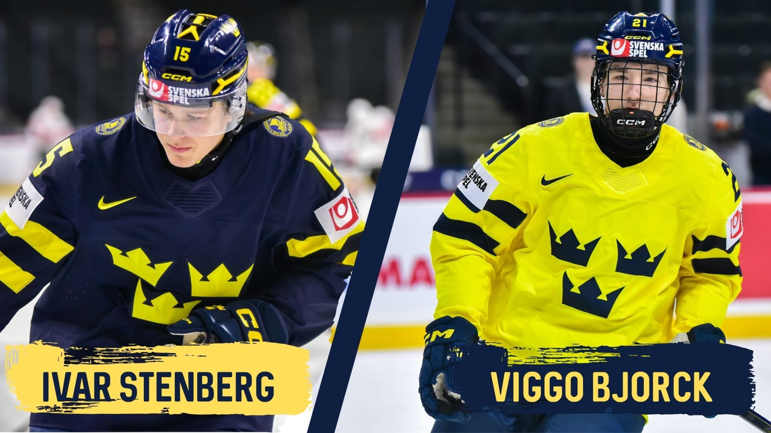 Get to know Ivar Stenberg and Viggo Björck, Sweden’s NHL draft stars