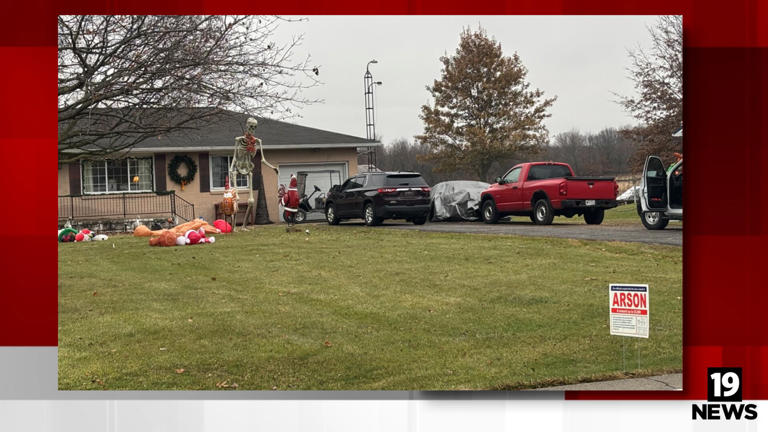 Who set fire to a Huron County home while 3 people slept inside?