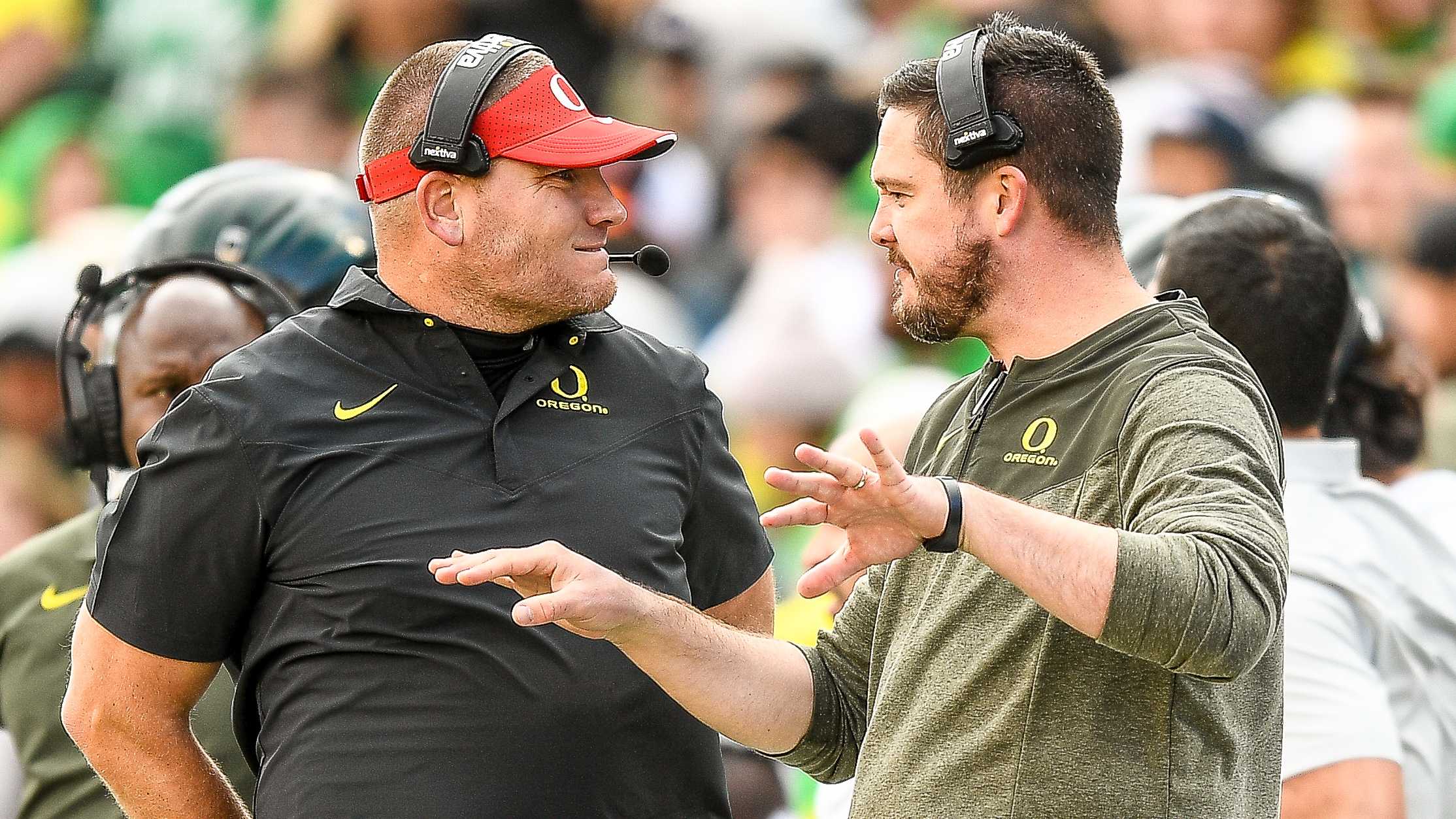 Oregon's coordinators juggling multiple jobs amid college football's ...