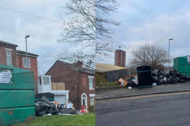 The 'disgusting' Oldham junction that's become a 'magnet for fly-tipping'
