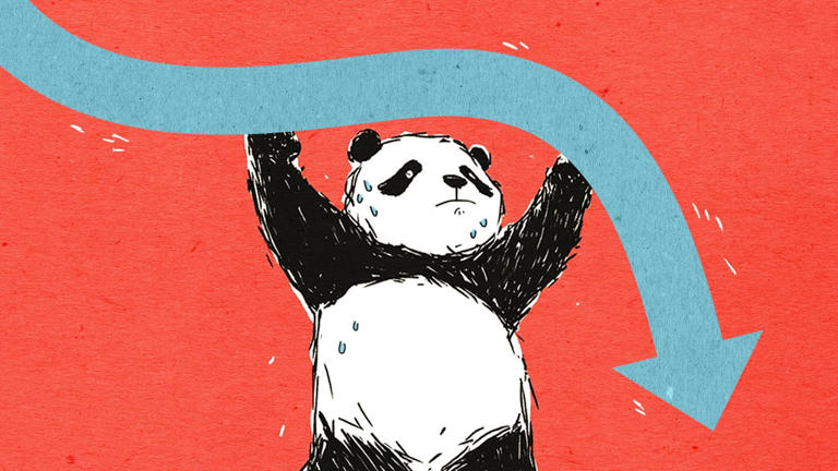 Favorability toward China halves, Japan's doubles