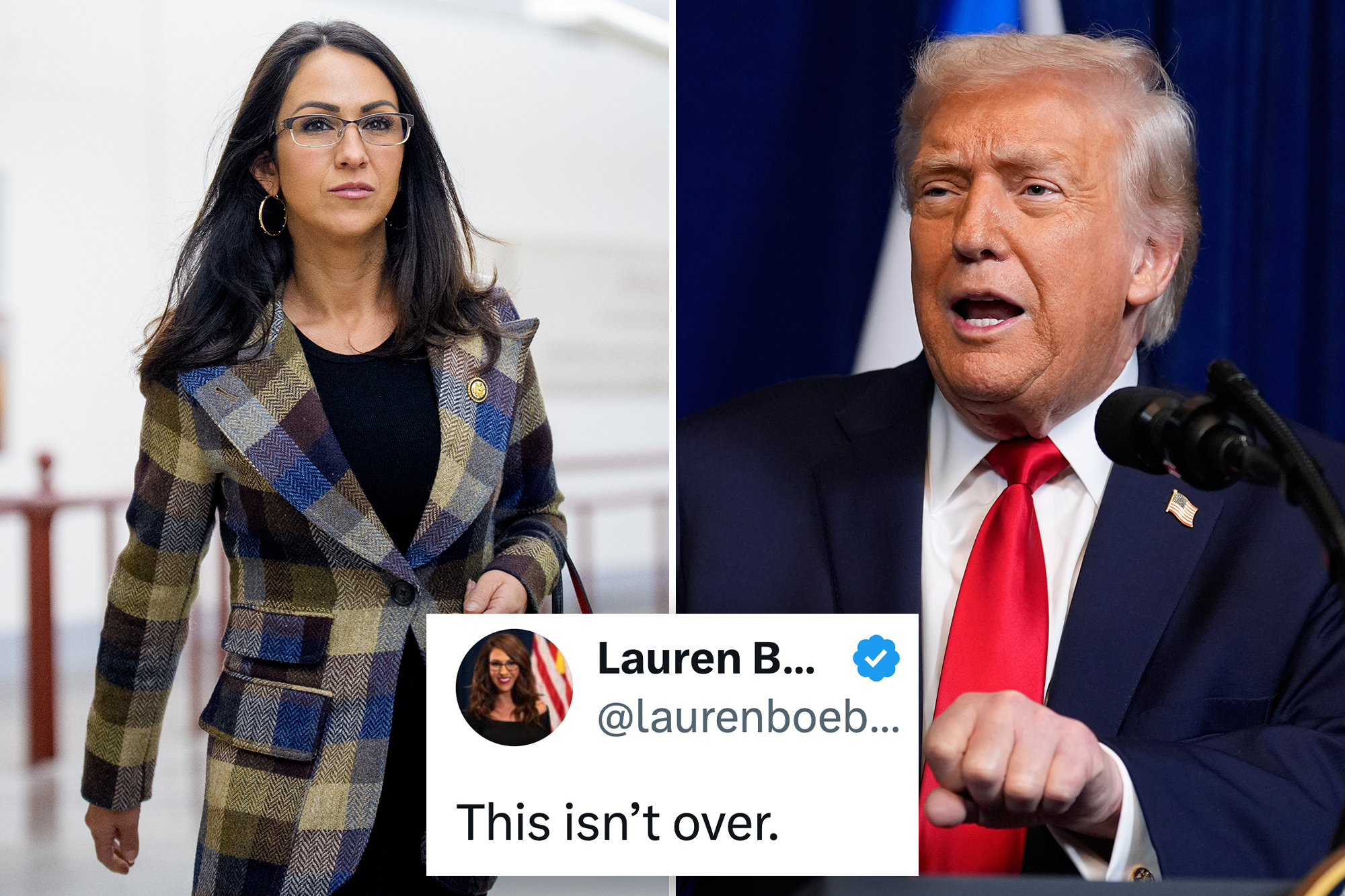 Lauren Boebert rips Trump for using first veto of second term on her ...