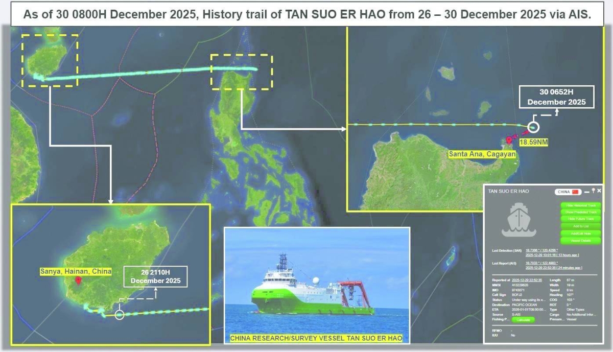 Coast Guard challenges Chinese research ship