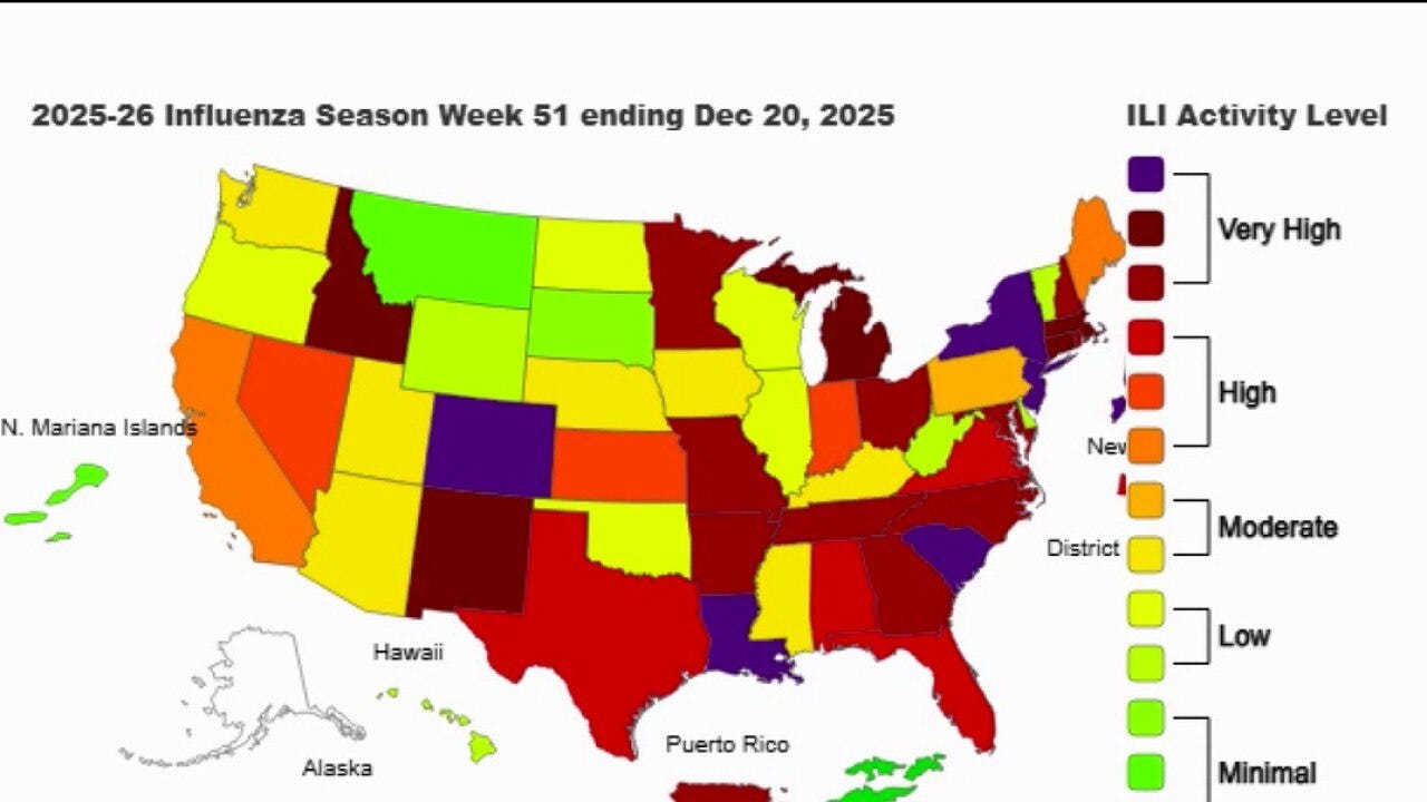 Super flu cases slam US