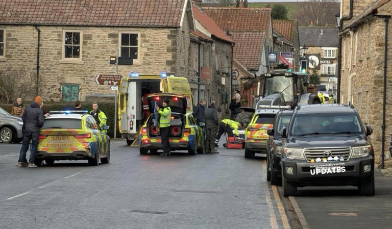 Tractor accident leaves two women injured in Yorkshire