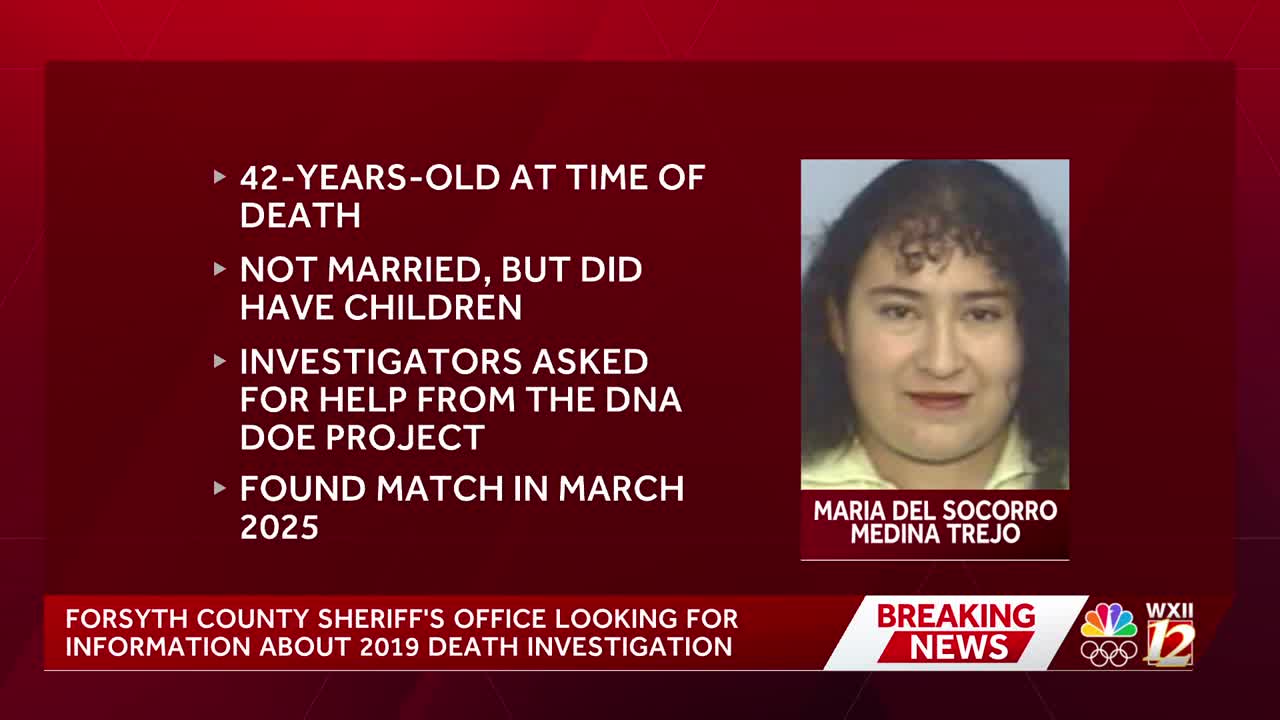 Forsyth County Sheriff's Office identifies remains found in 2019