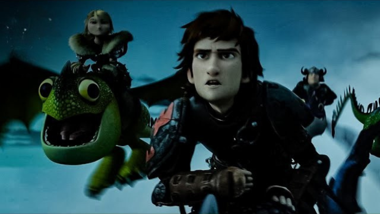 Hiccup saves Toothless from Drago (full scene) - How to Train Your Dragon 2