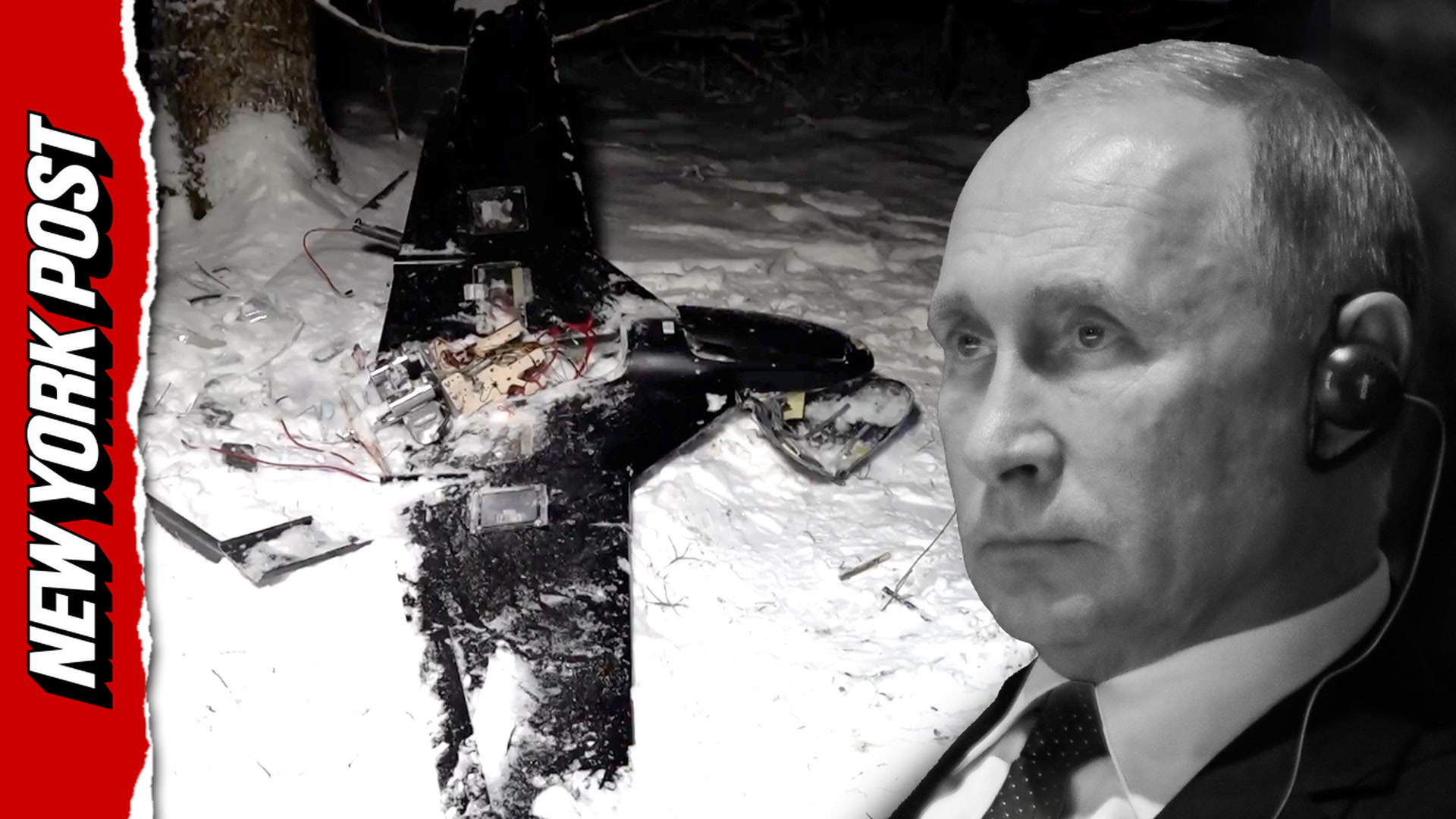 Russia releases footage of alleged drone targeting Putin's residence