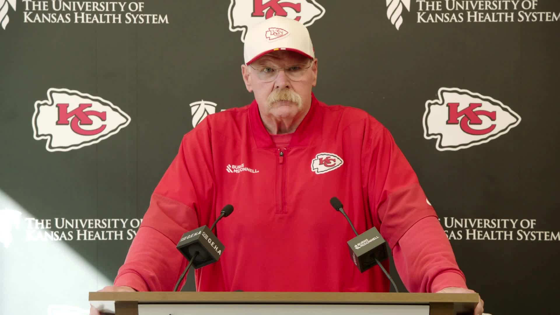 Andy Reid discusses Oladokun's comfort level after making first start ...