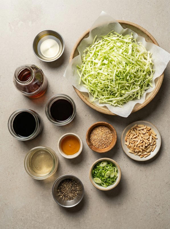 Sesame cabbage salad