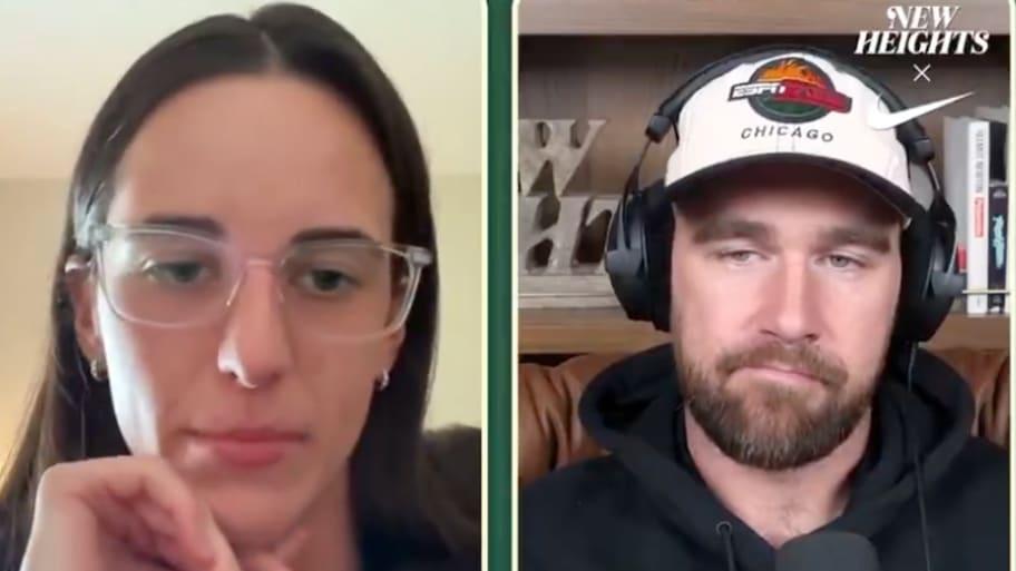Caitlin Clark tells Travis Kelce which team she's pulling for to win ...
