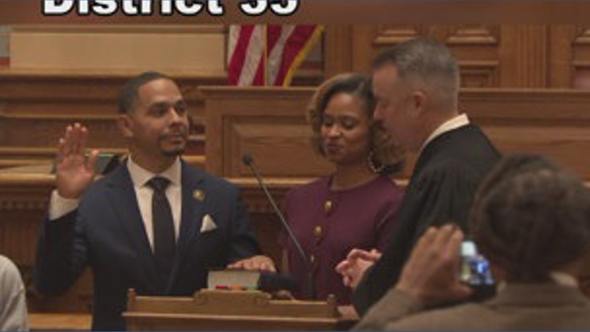 Dr Jaha Howard sworn in as Georgia state senator