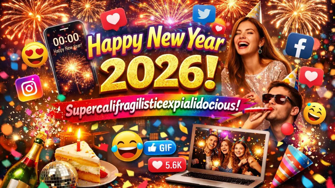 Happy New Year 2026: Internet's supercalifragilisticexpialidocious ...