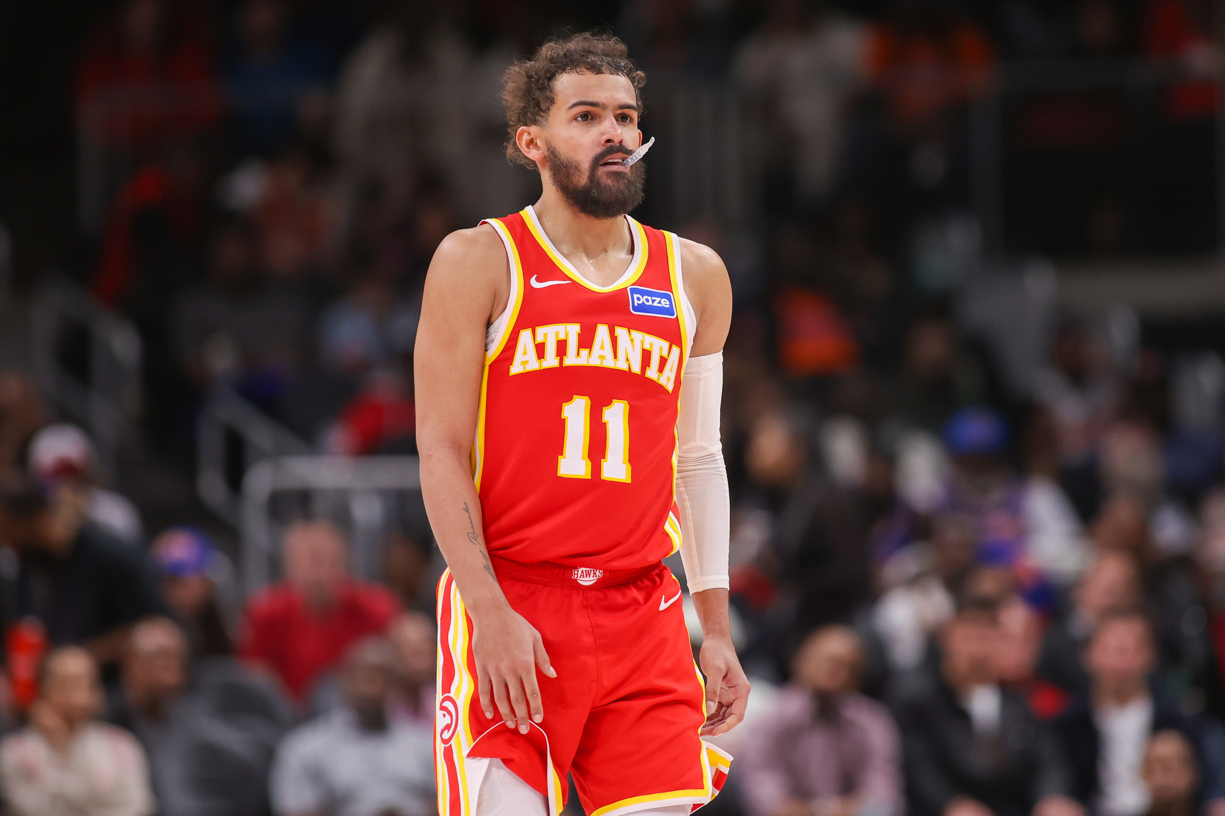 Hawks’ push back on Anthony Davis price, Trae Young talks linger