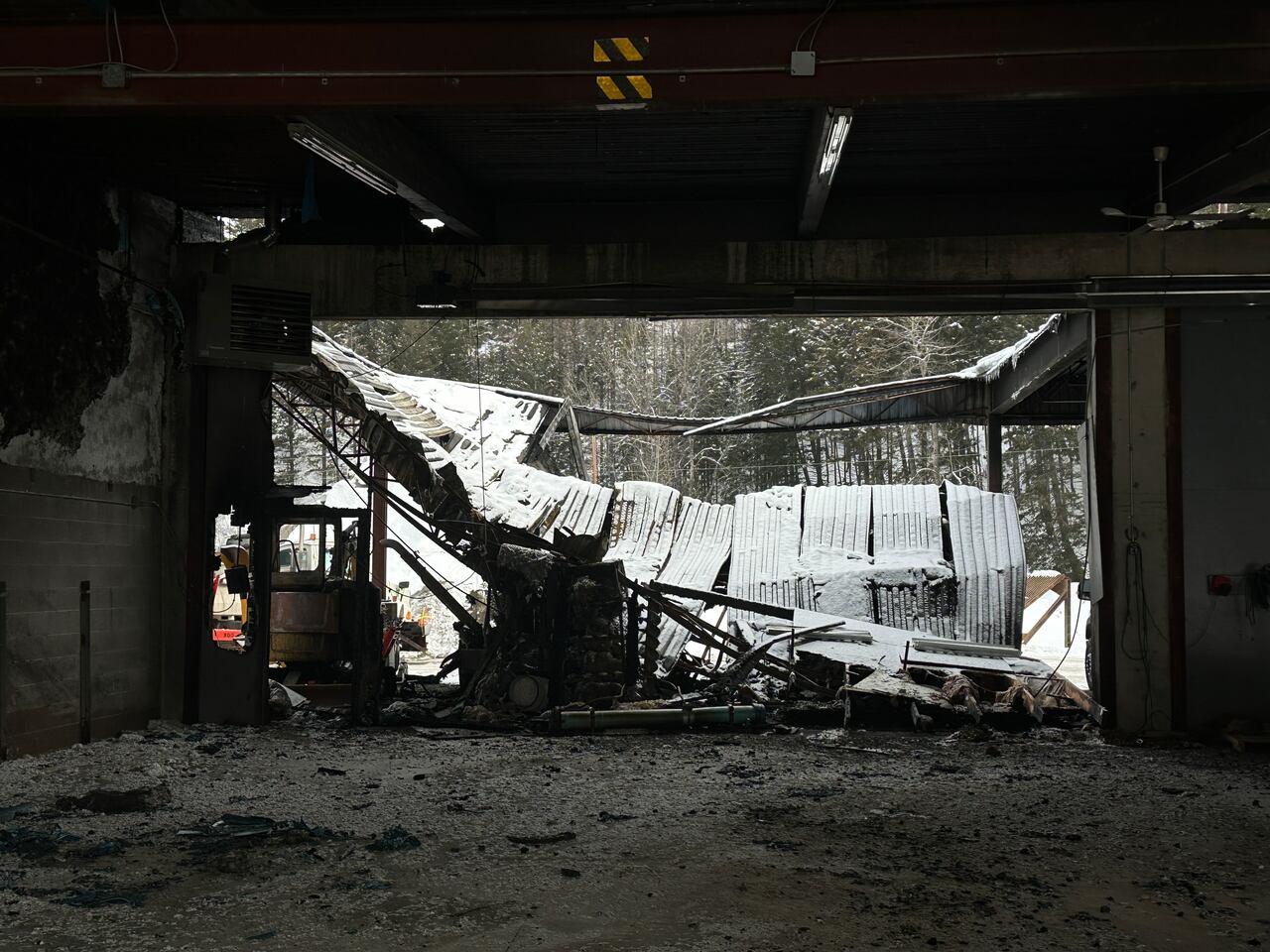Fire destroys city equipment at public works yard in Kimberley, BC