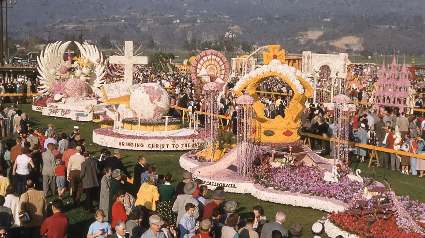 Who was the first grand marshal of the Rose Parade?