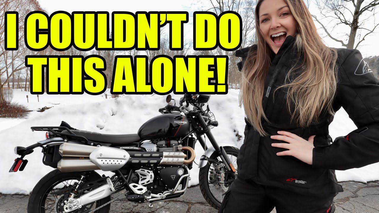 I couldn't ride without this gear! 🏍️