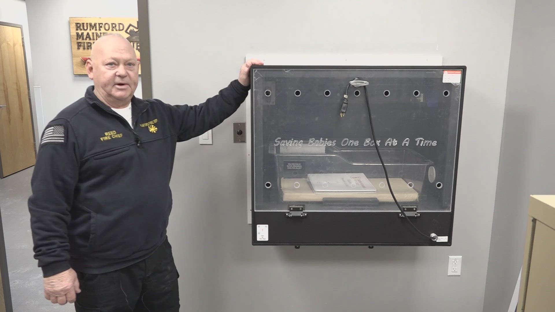 Rumford fire station to operate 'baby box' for unwanted infants