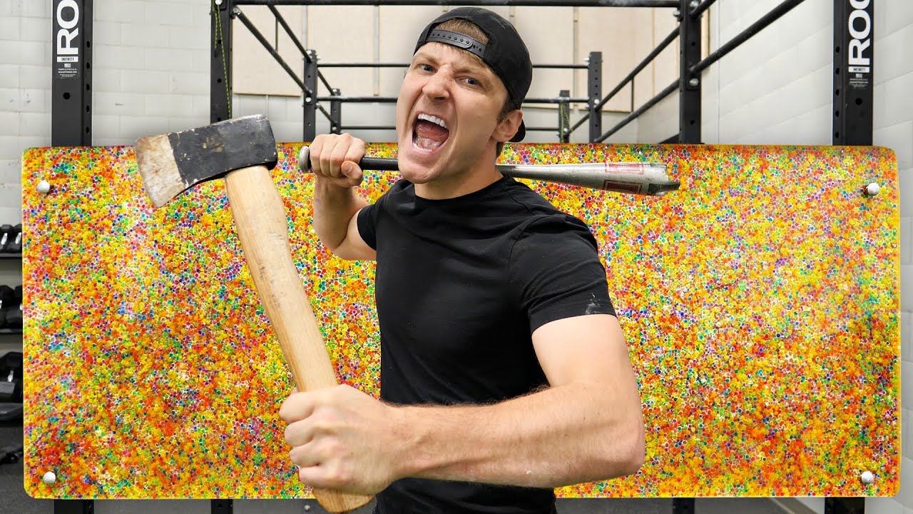 I built a 100-layer ice wall! ️