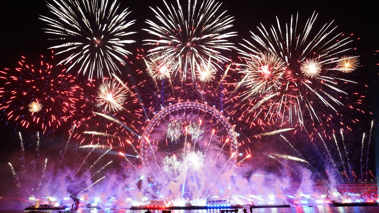 Biggest NYE fireworks in Europe: London