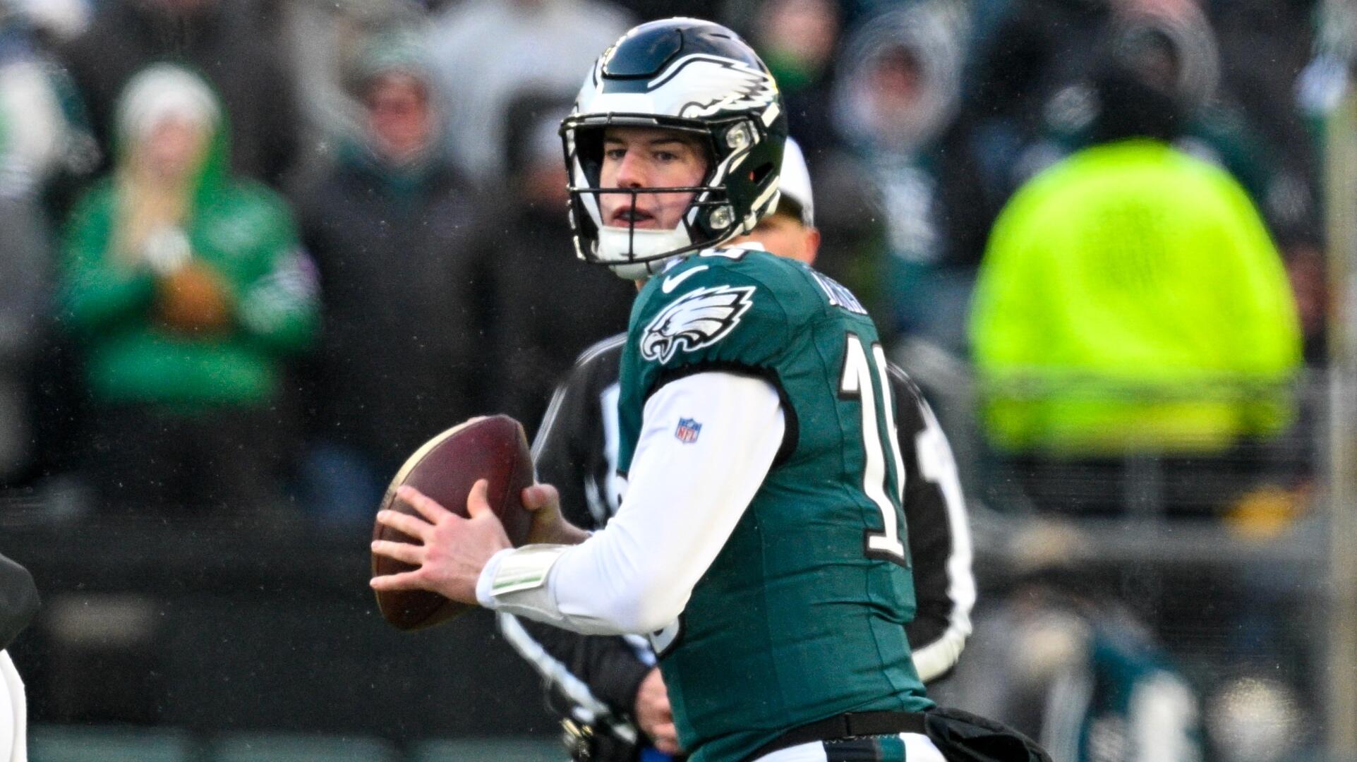 Eagles will rest Jalen Hurts, start Tanner McKee against Commanders in ...