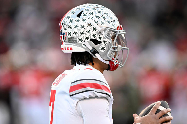 The Ohio State football helmet stickers explained: How do players earn ...