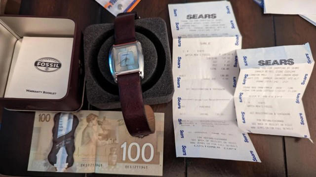 Shopper double-takes after finding receipt in watch box from Goodwill ...