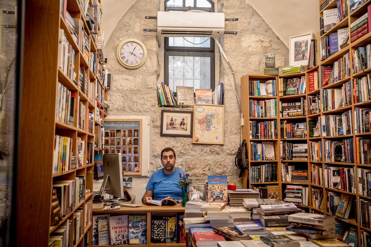 Israel's arrest of Palestinian booksellers sparks protest in Jerusalem