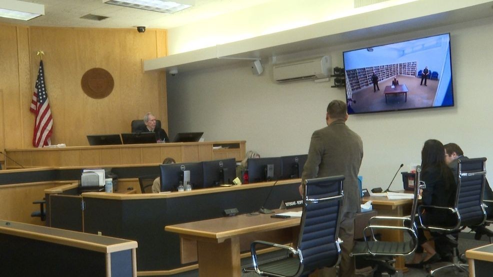 Coos County murder suspect disrupts arraignment, denies charges