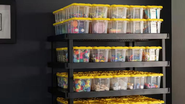 The viral Home Depot mini storage totes that shoppers can't get enough of