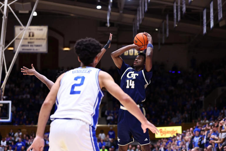 Jackets give Duke scare, Reeves passes career milestone