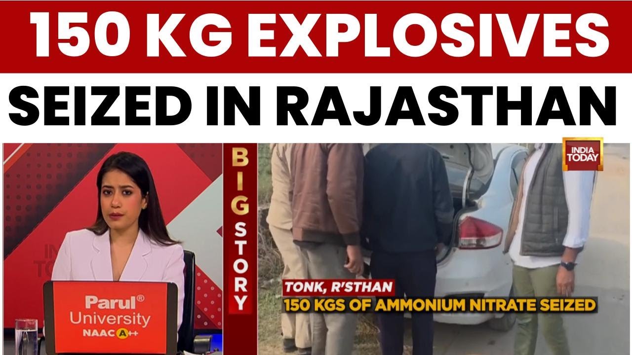 Rajasthan Police seize 150 kg explosives in Tonk; DSP Mrityunjay Mishra ...