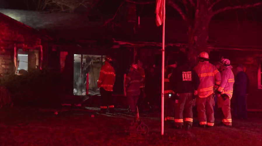 2 cats killed in Coventry house fire