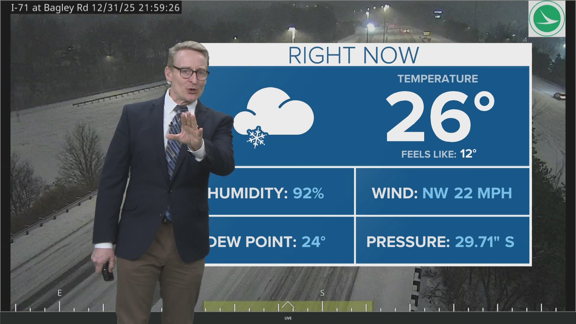 Weather impact alert continues as snow makes its way through northeast Ohio