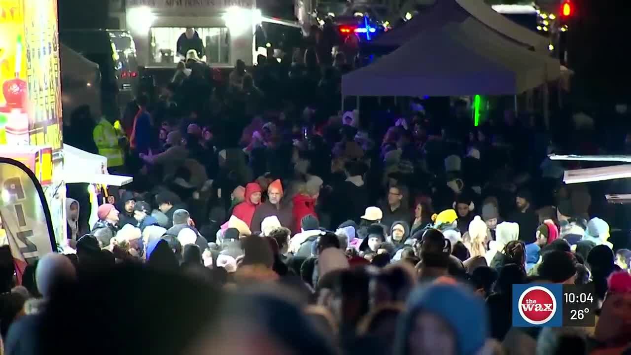 Thousands flock to First Night Hartford’s New Year’s Eve ball