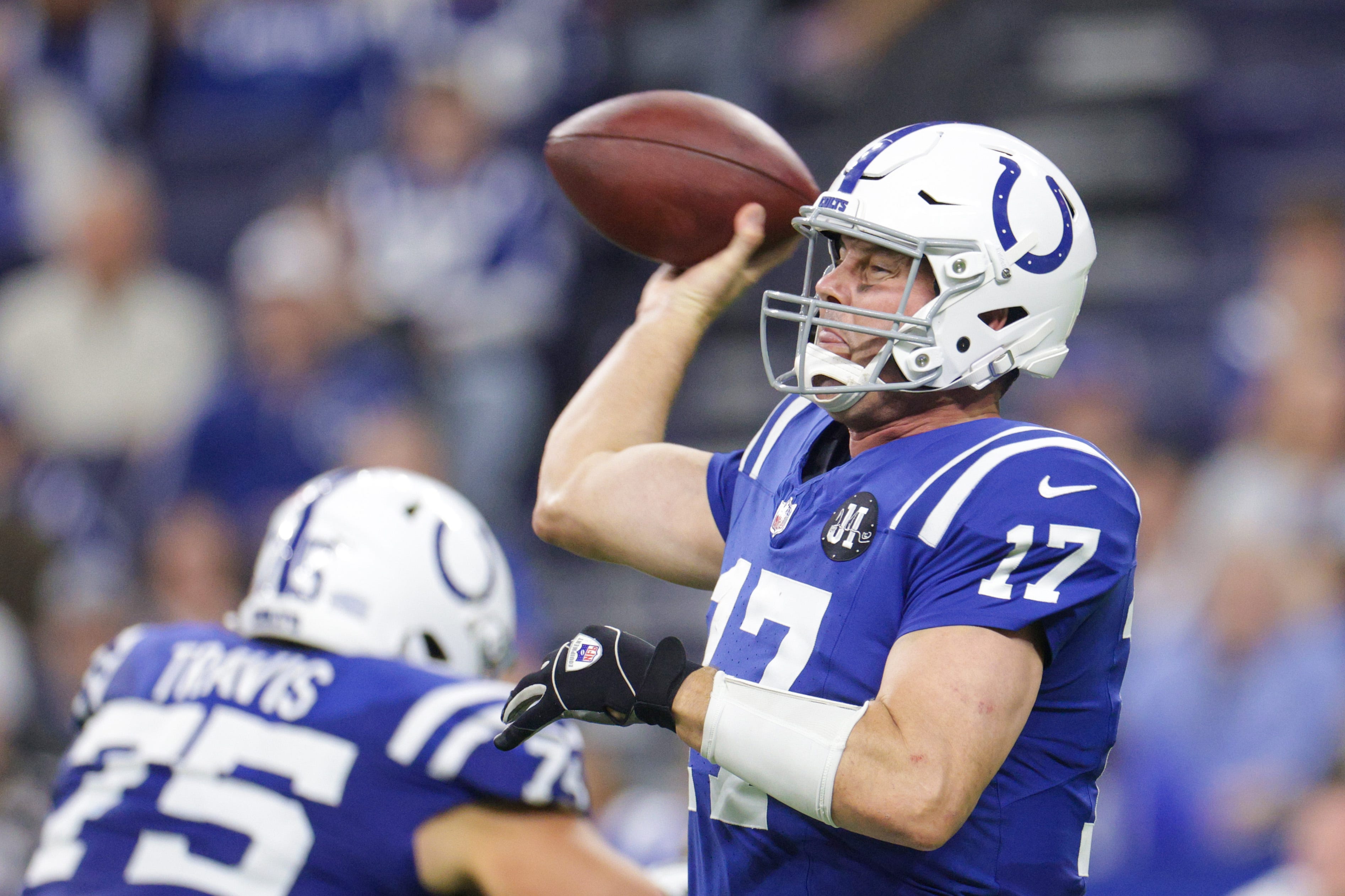Colts' Phillip Rivers weighs in on decision to start Riley Leonard