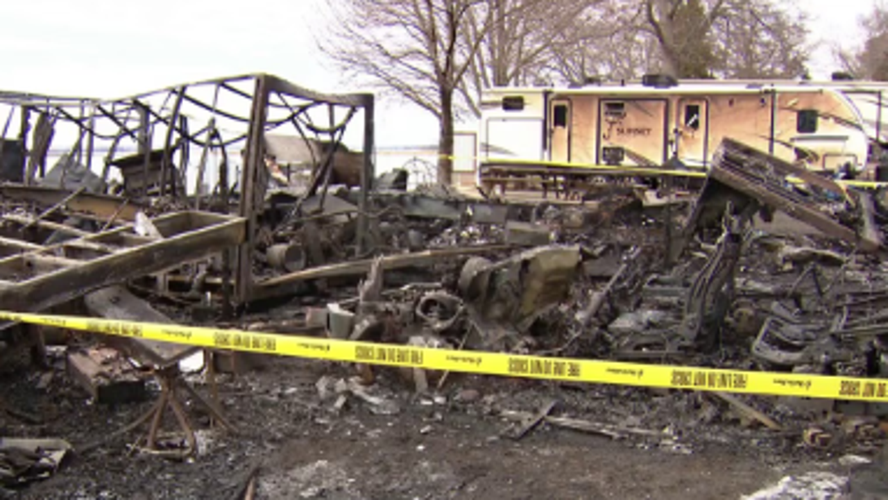 Maryland grandparents left devastated after fire tears through camper ...