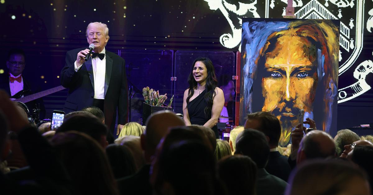 Trump auctions off painting of Jesus for $2.75 million at Mar-a-Lago ...
