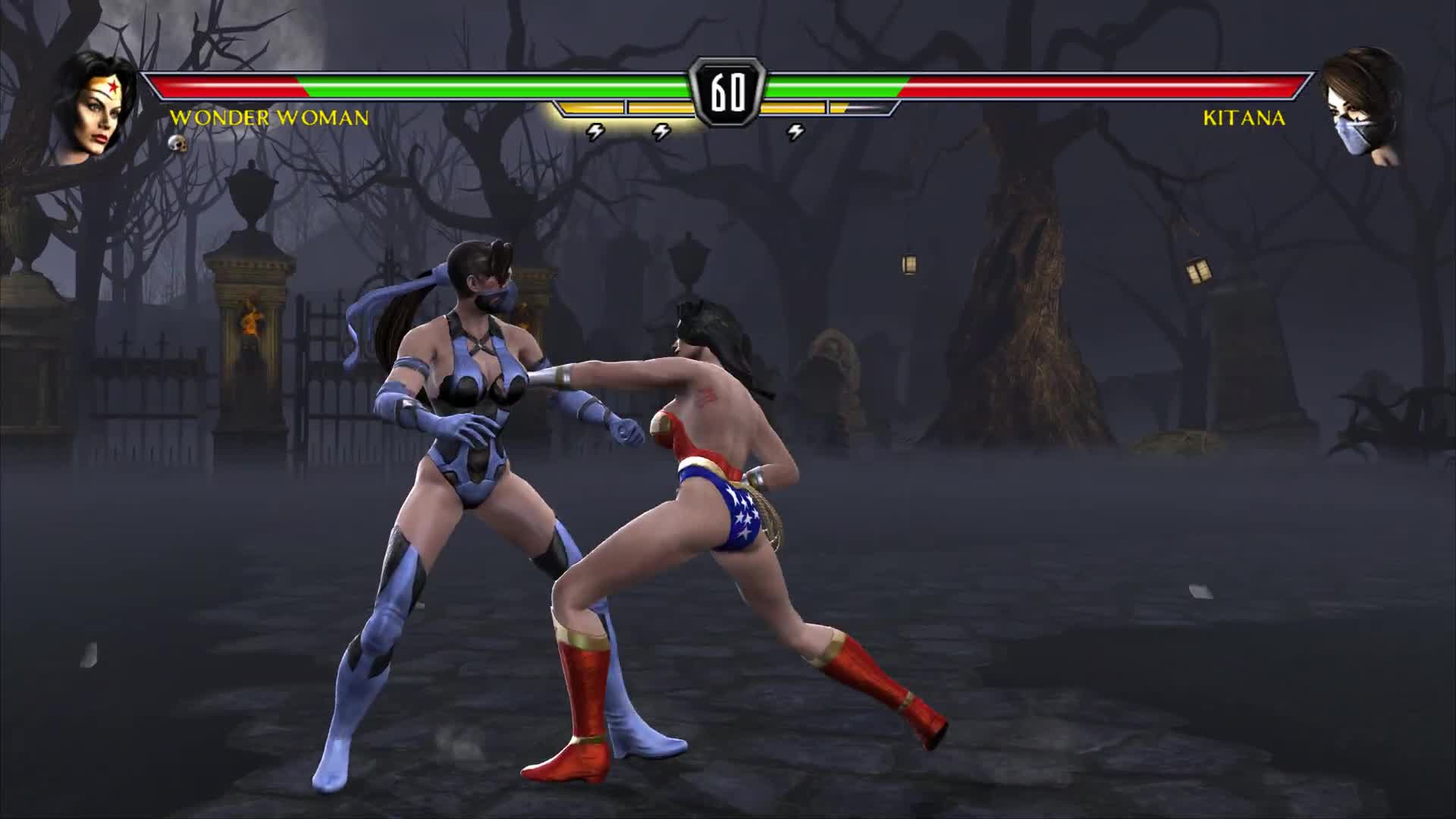 MK vs DC battles Wonder Woman vs Kitana