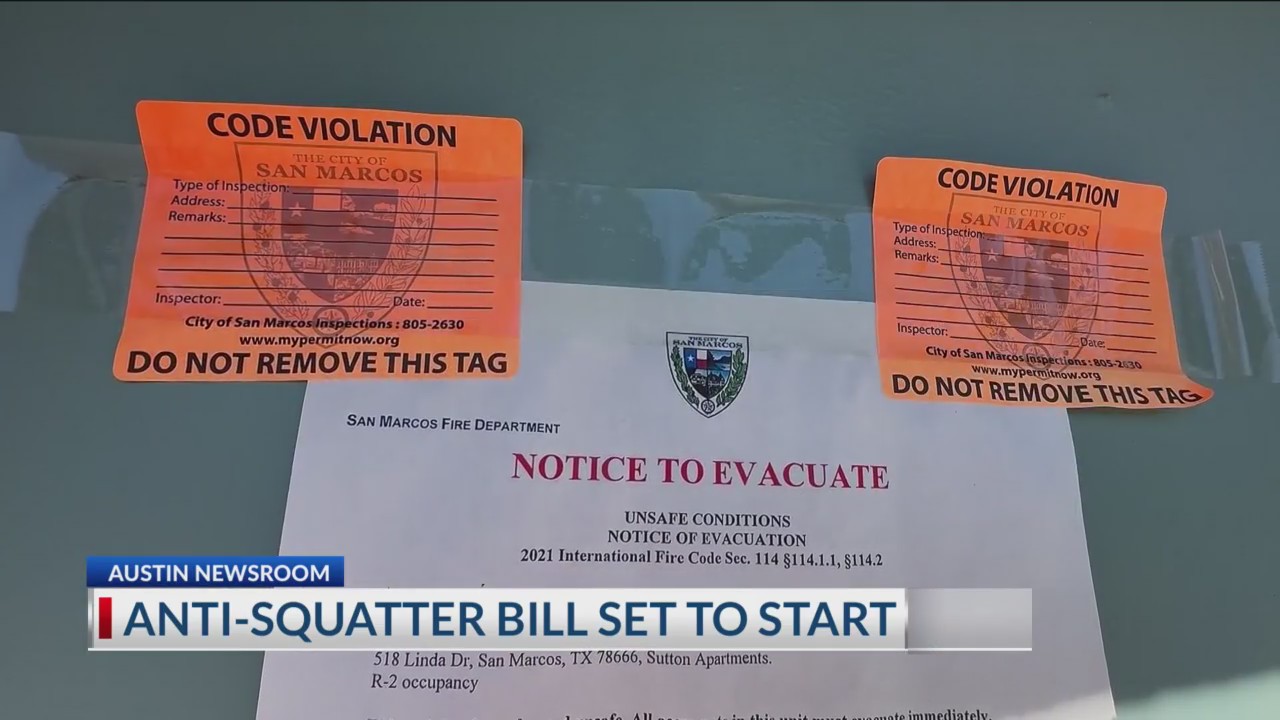 Anti-squatter bill set to start Jan. 1