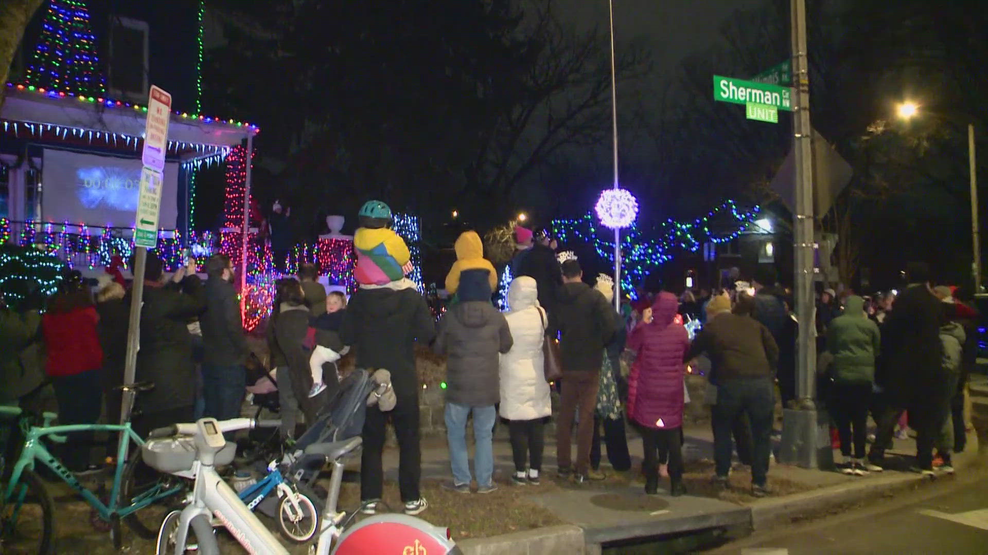 Petworth celebrates the new year with a ball drop in Sherman Circle