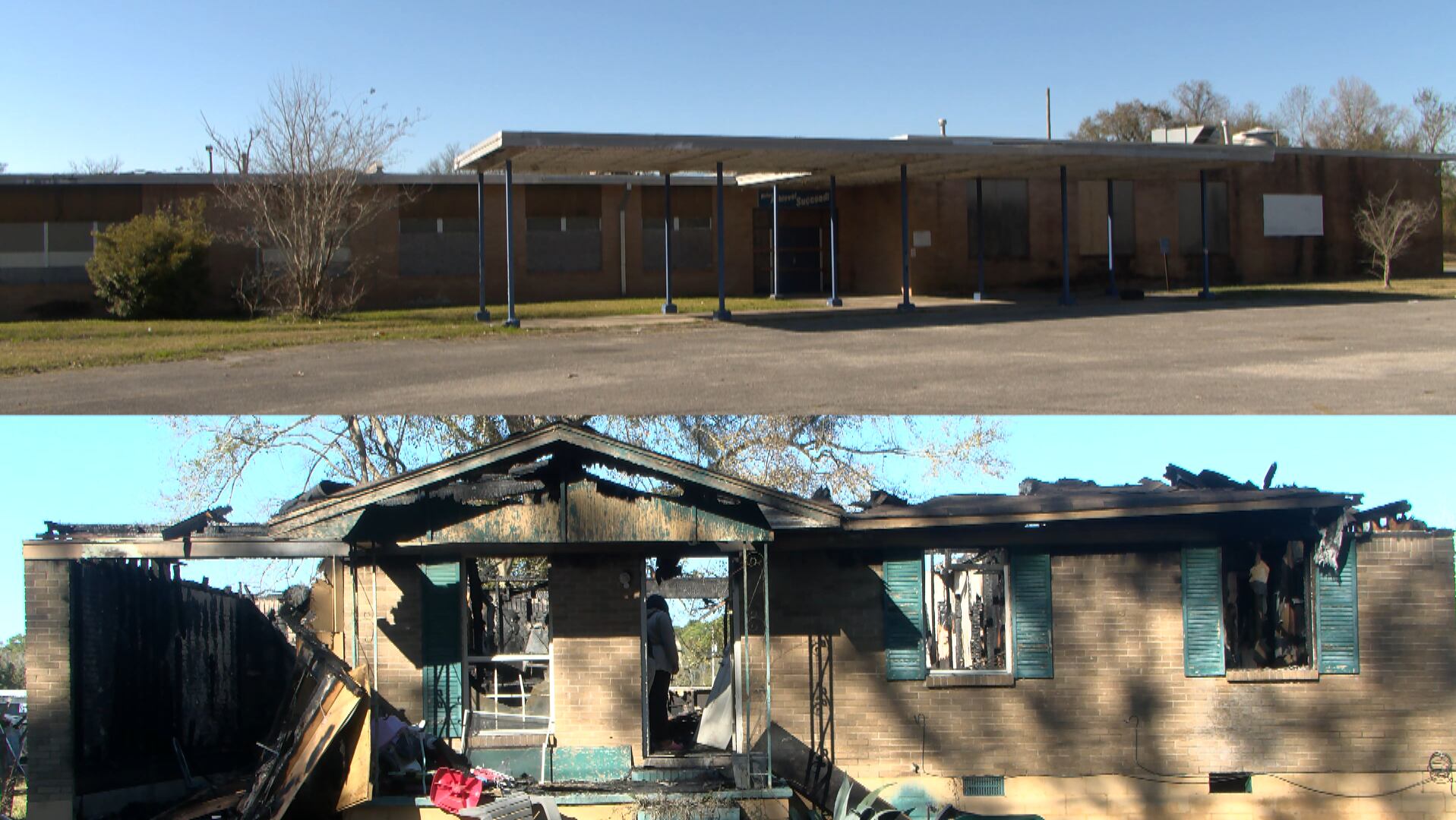 Moss Point Fire investigating fires in two different abandoned buildings