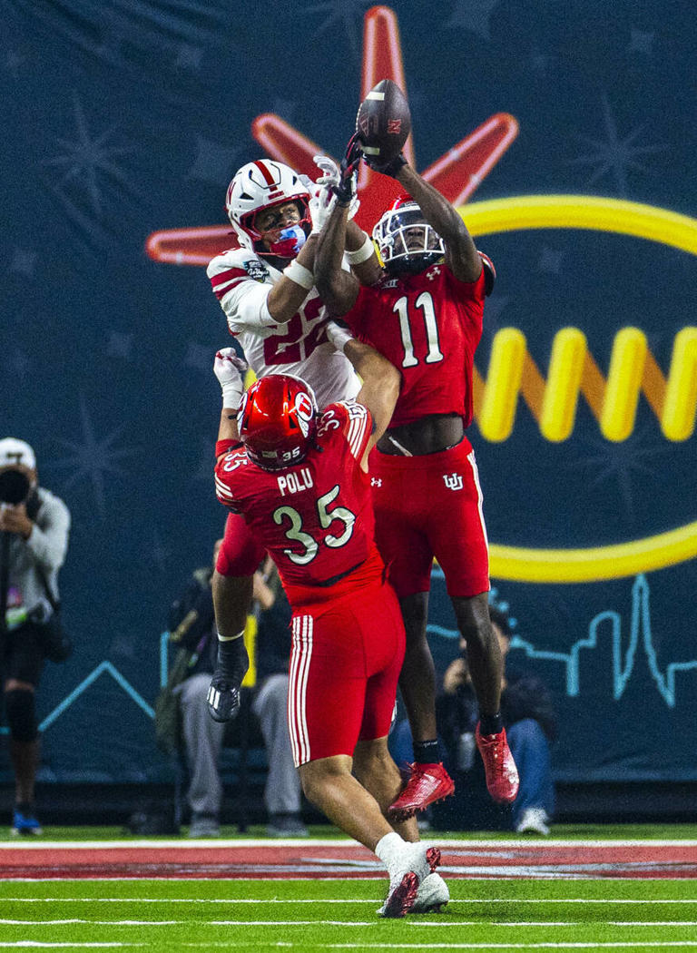 No. 15 Utah pounds Nebraska in Scalley’s debut at Las Vegas Bowl — PHOTOS