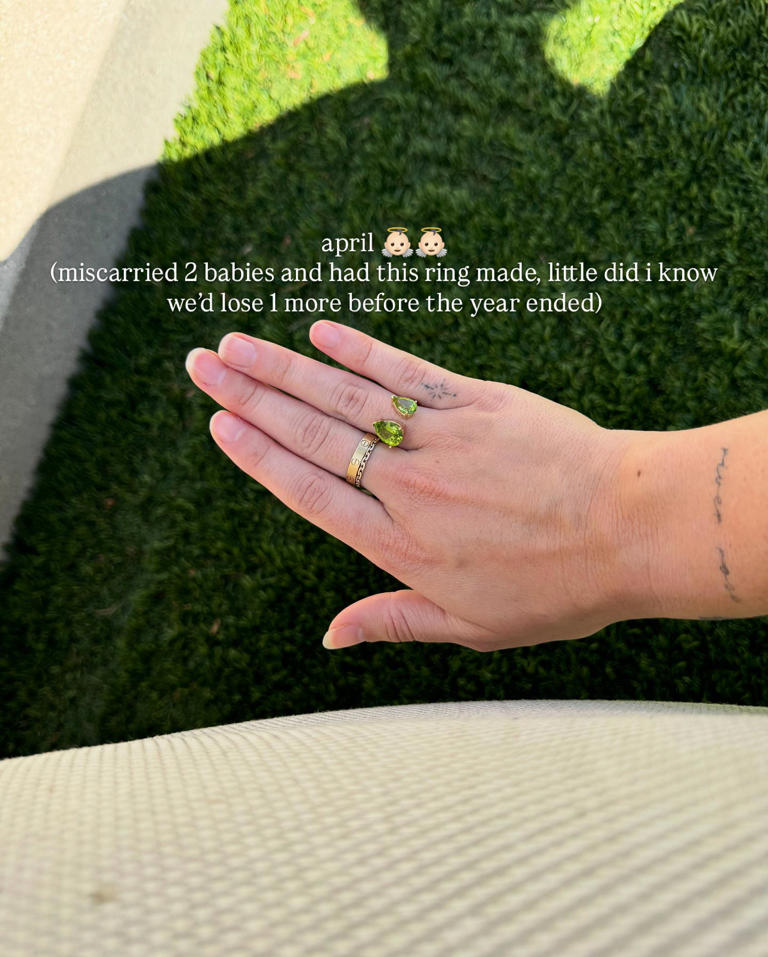 Nick Viall's wife Natalie Joy reveals ring she had made after miscarriages