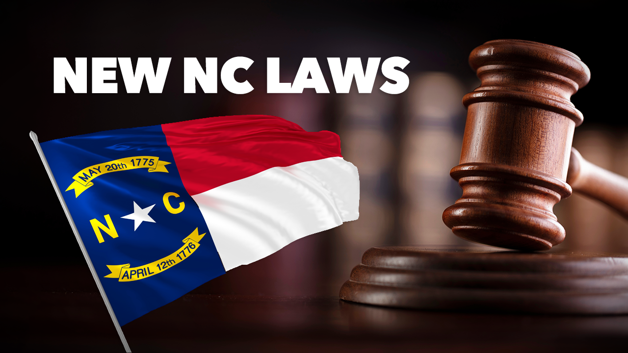 A look at some of NC new laws in effect as of New Year's Day 2026
