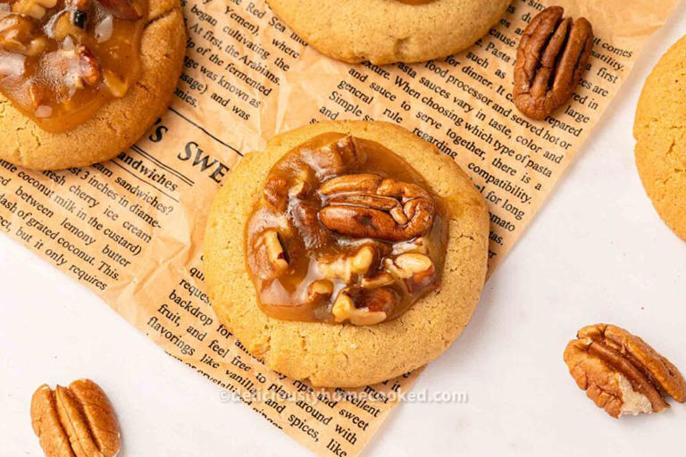 Pecan pie cookies