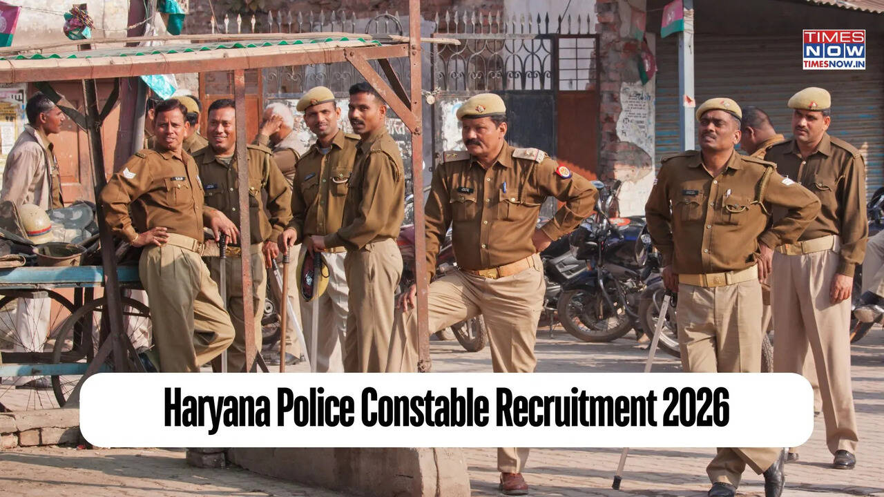 Haryana Police constable recruitment 2026 notification out for 5500 ...